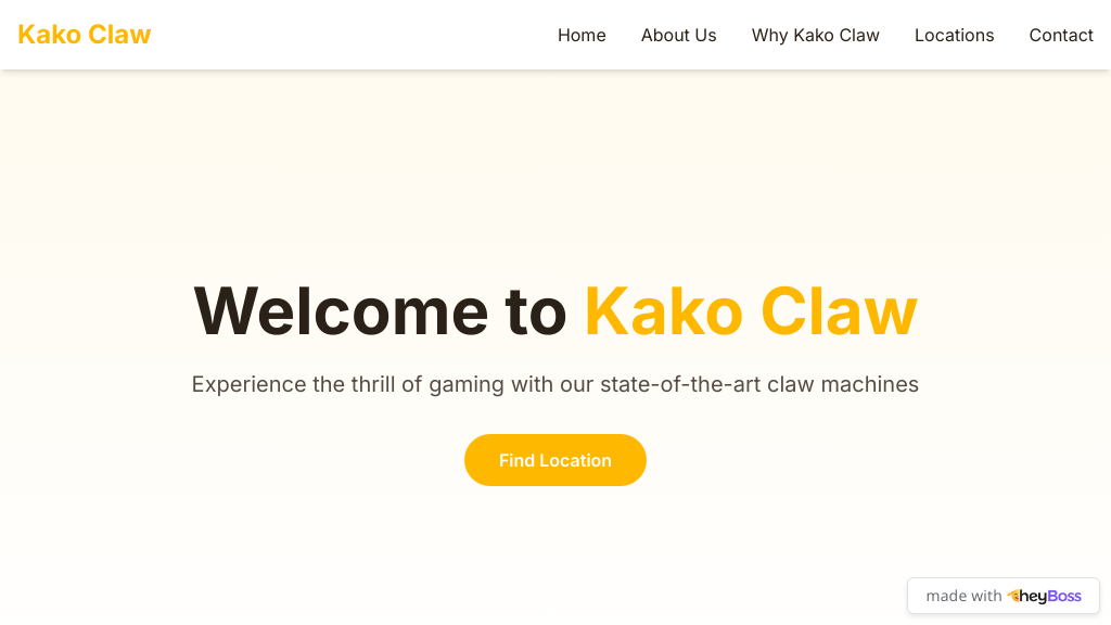 Kako Claw — A Reimagined Claw Machine Experience
